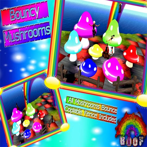 Second Life Marketplace - *Boof. Bouncing Mushrooms